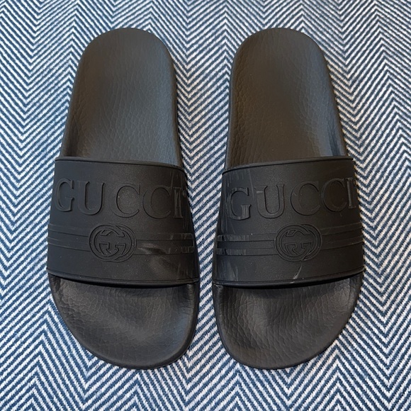 Gucci | Shoes | Authentic Gucci Rubber Pool Slides | Poshmark